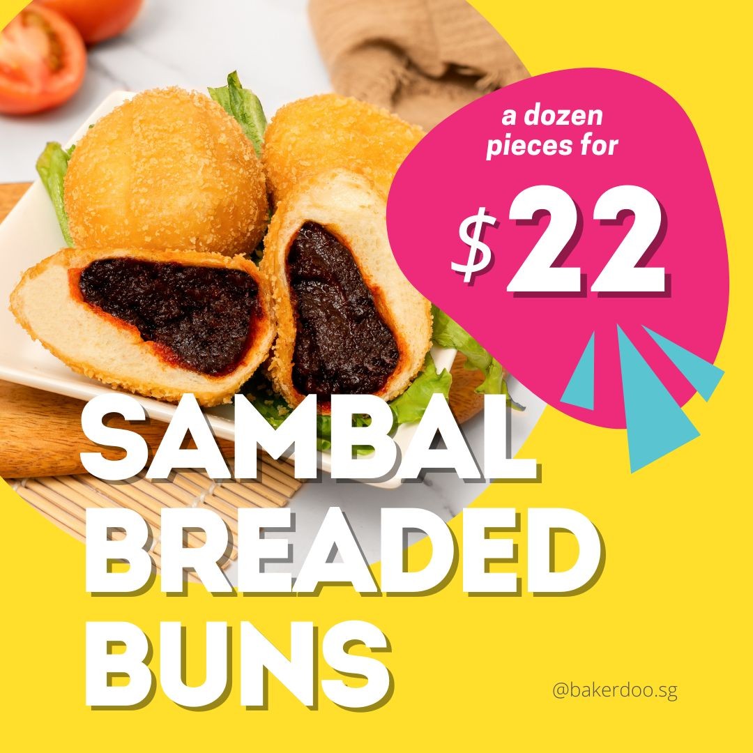 Sambal Breaded Buns (12 pcs), Food & Drinks, Local Eats on Carousell