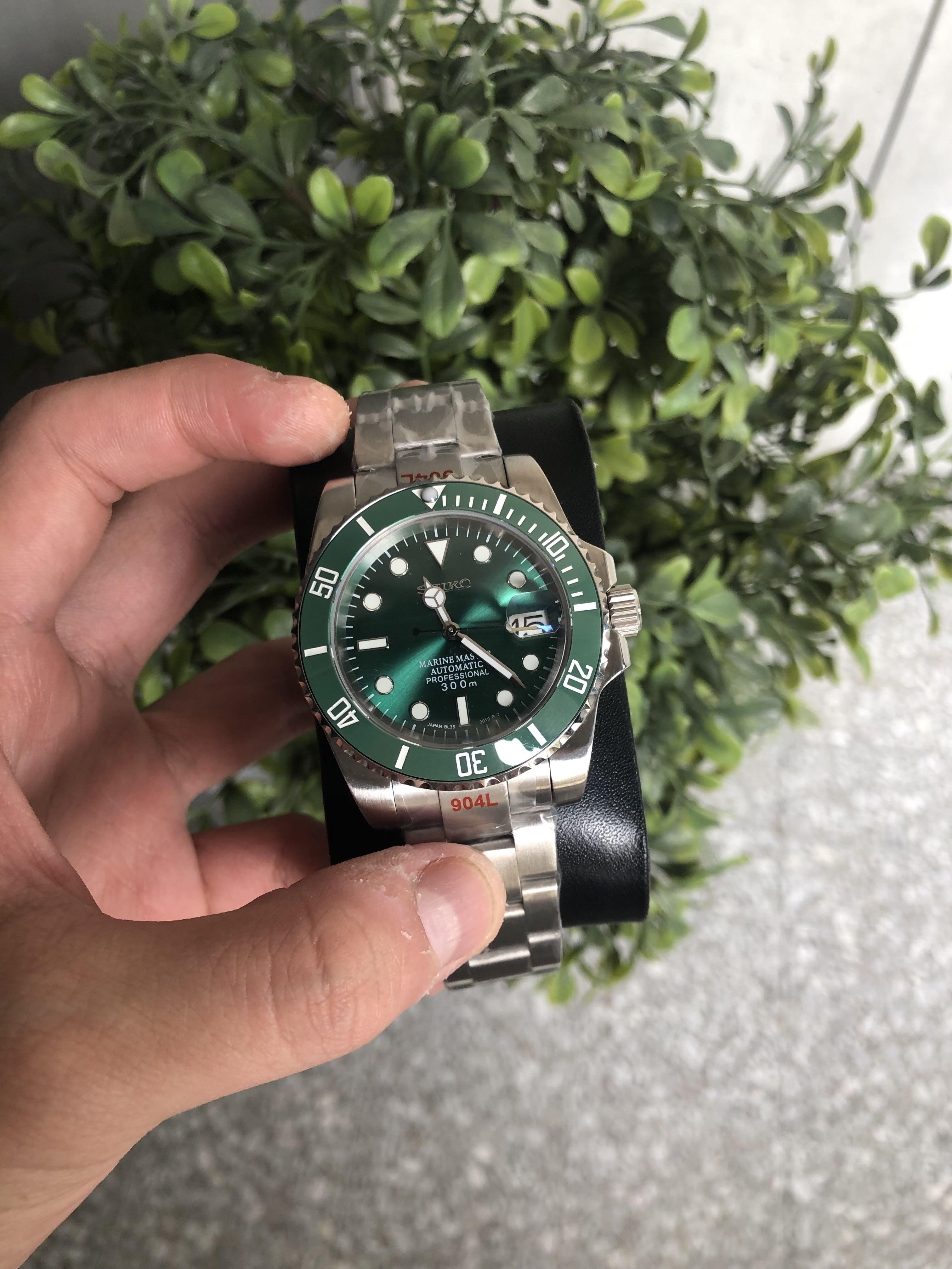 Seiko Hulk Mod, Luxury, Watches on Carousell