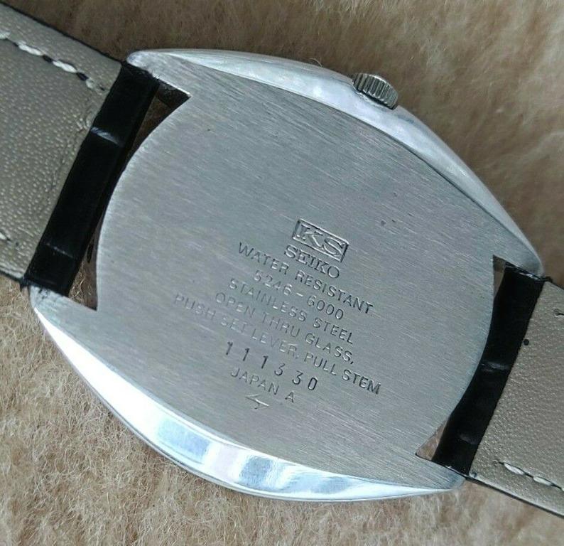 SEIKO KS CHRONOMETER SPECIAL 5246-6000 Day-Date Automatic 35mm MENS ...