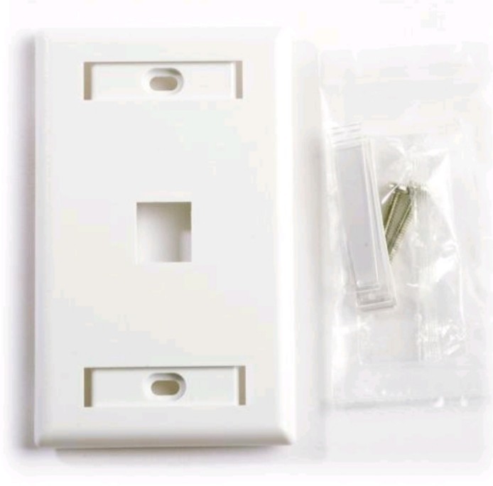 Single port Faceplate, Computers & Tech, Office & Business Technology ...