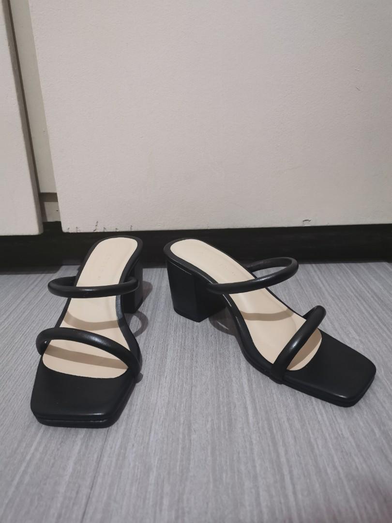 [Repriced] Size 5 brand new 2.5 inch block heels Dixie black Aztrid ...