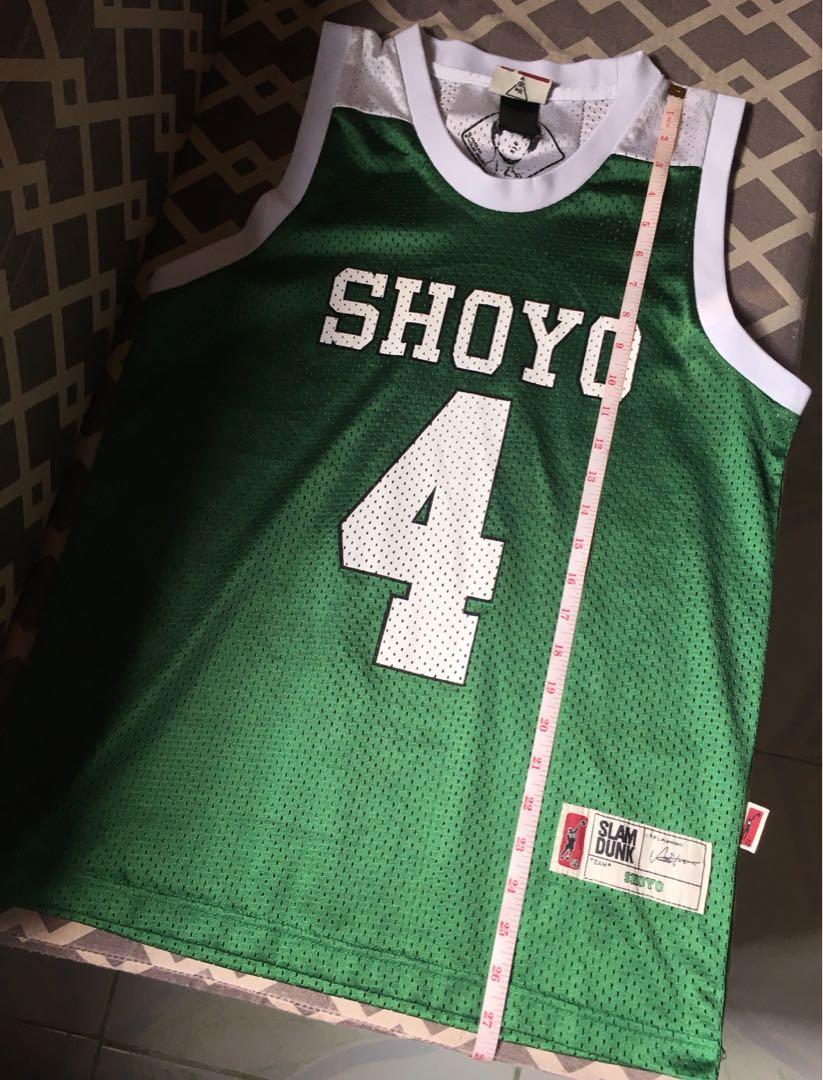 Slam Dunk Jersey Shoyo # 4 Fujima Kenji 19x27 Small, Men's Fashion ...