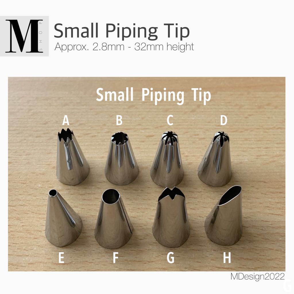 Small Piping Tip, Sold per Piece, Furniture & Home Living, Kitchenware ...