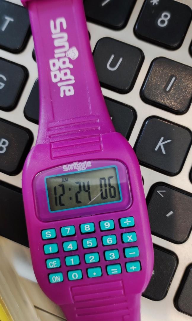 Smiggle Calculator Watch with Smiggle scented pens, Babies & Kids ...