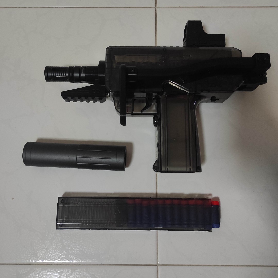 Soft Dart Uzi Smg, Hobbies & Toys, Toys & Games on Carousell