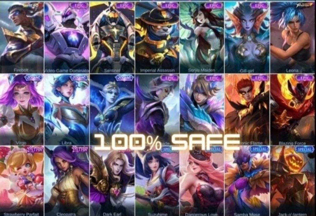 Stacked MLBB ACC 100% SAFE High WinRate!, Video Gaming, Gaming ...