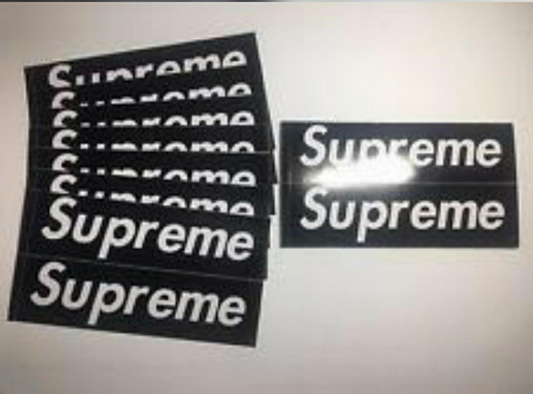 Supreme Sticker (small and large), Everything Else on Carousell