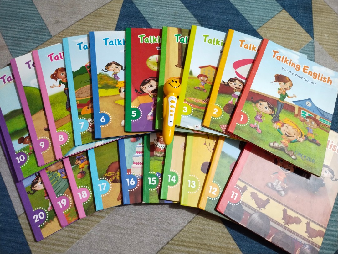Talking English Vol 1-20, Hobbies & Toys, Books & Magazines, Children's ...