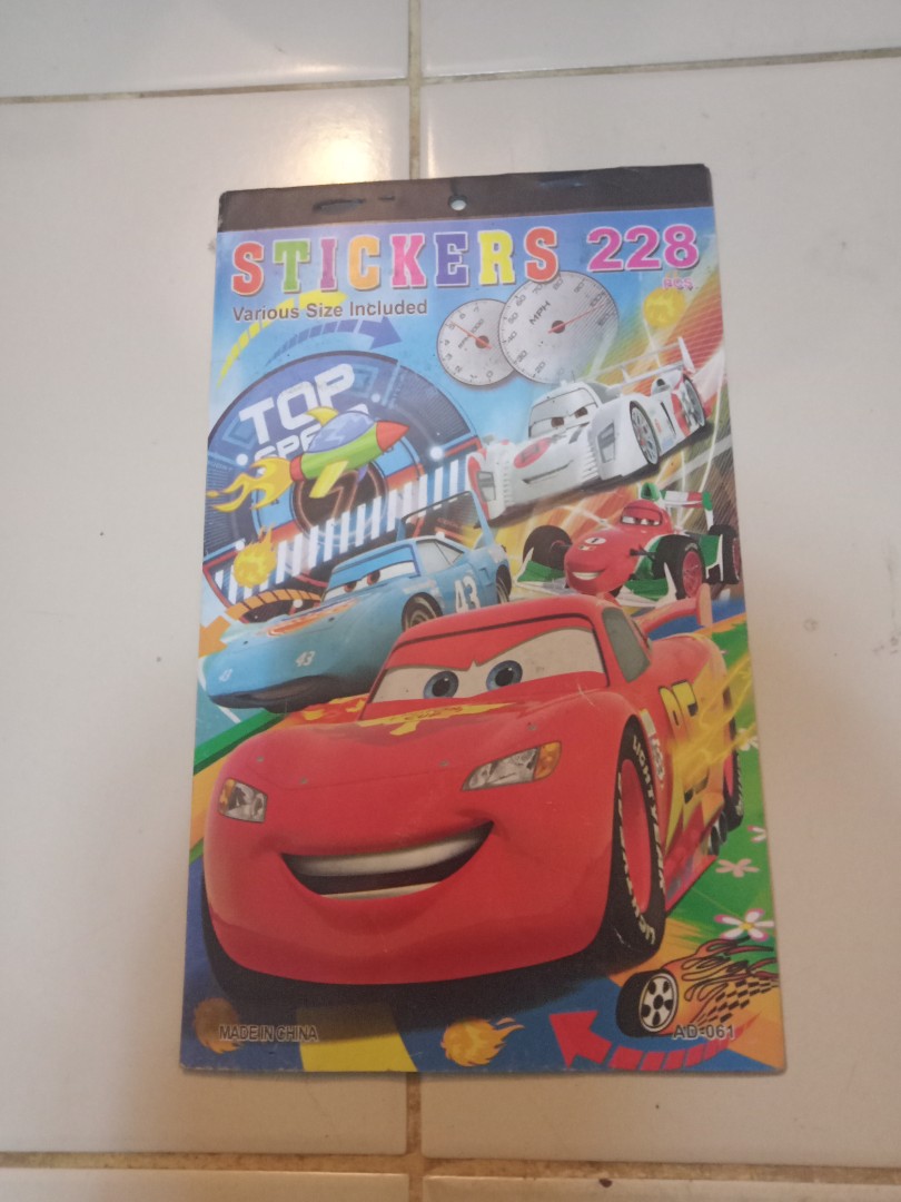 The Cars 228 Stickers, Hobbies & Toys, Memorabilia & Collectibles ...