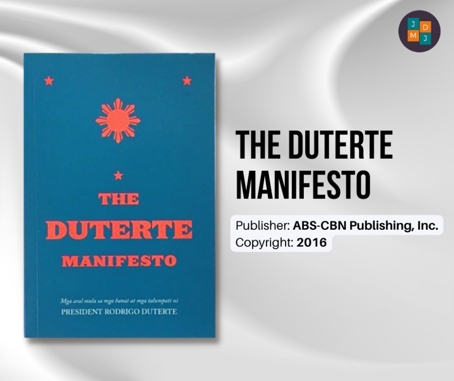 The Duterte Manifesto, Hobbies & Toys, Books & Magazines, Fiction & Non ...