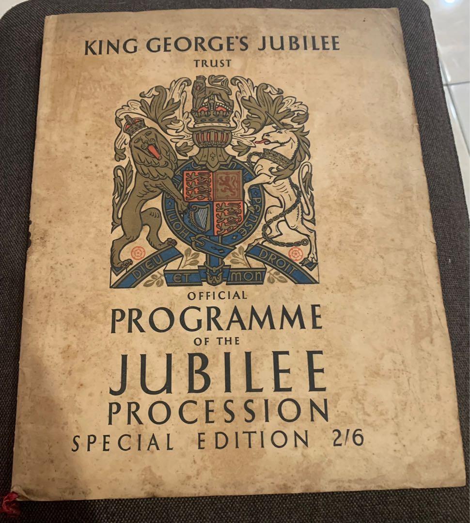 The Official Programme of King George’s Jubilee Procession, Hobbies ...