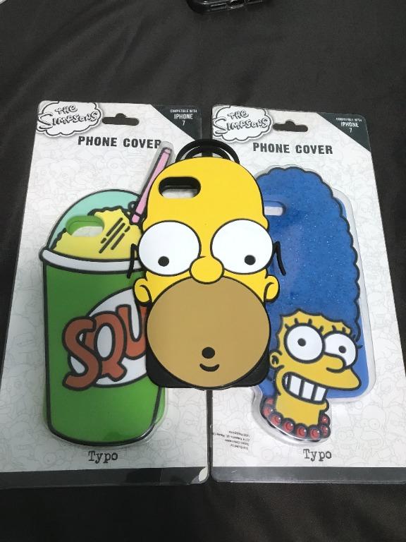 THE SIMPSONS "Homer" Phone Case by TYPO. For iPhone 6, 7, 8. New ...