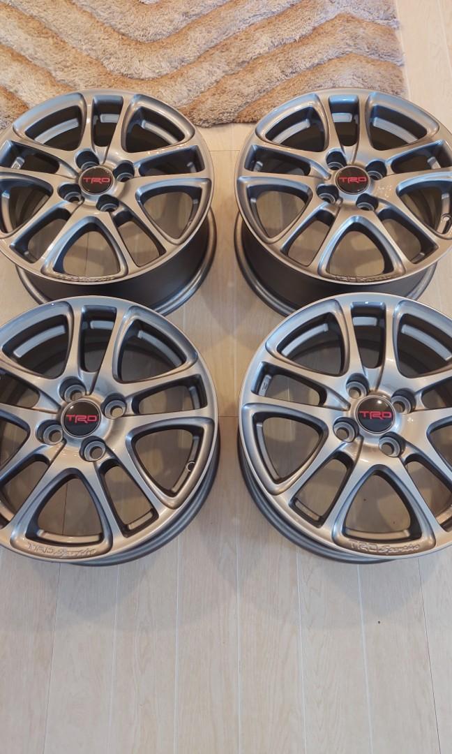 TRD Sportivo Mags, Car Parts & Accessories, Mags and Tires on Carousell