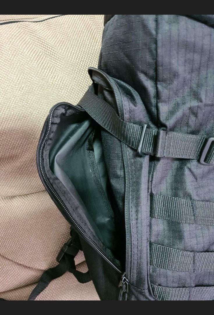 Tri zip backpack, 30 litre, Men's Fashion, Bags, Backpacks on Carousell