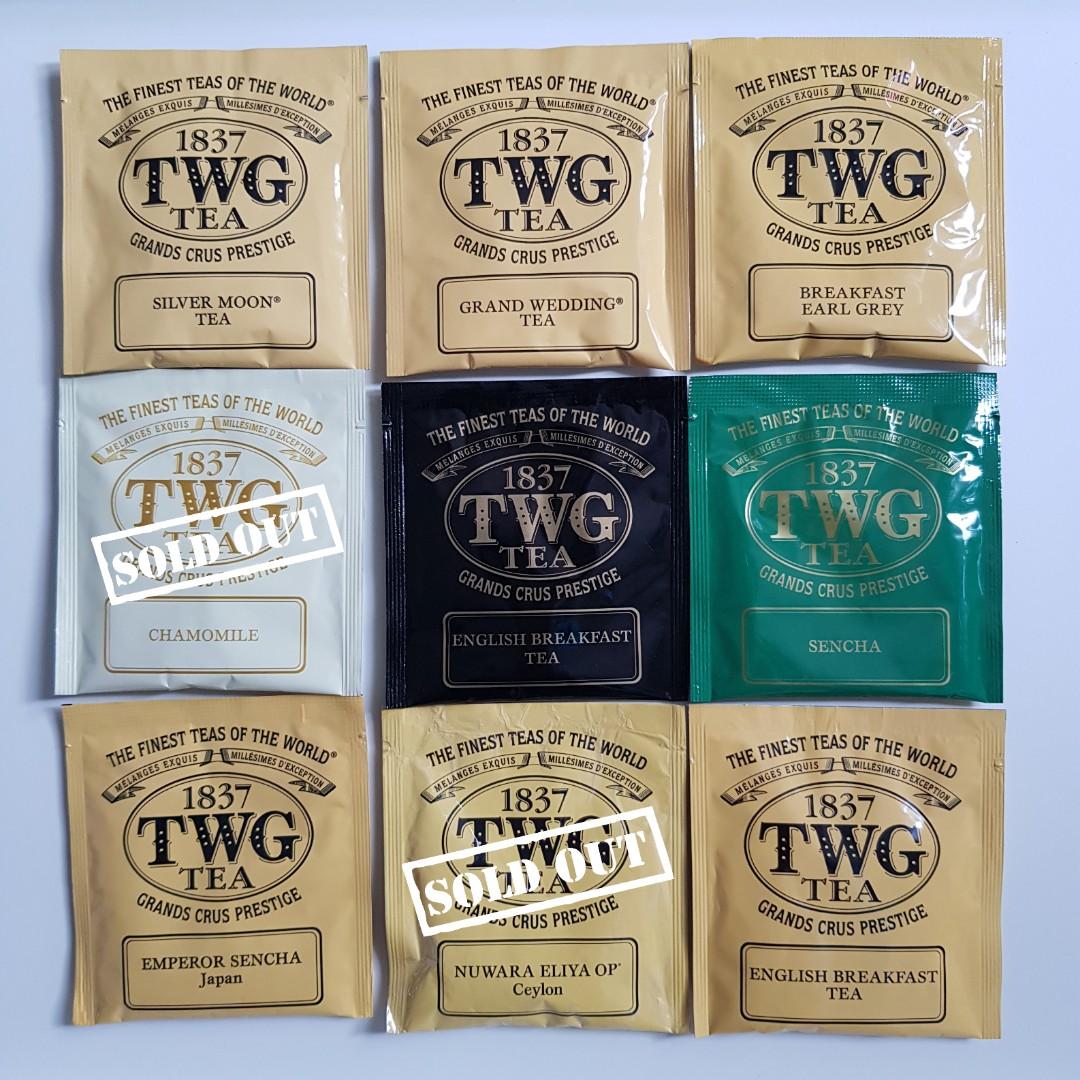 TWG Tea Bags Assorted Blends, Food & Drinks, Beverages on Carousell