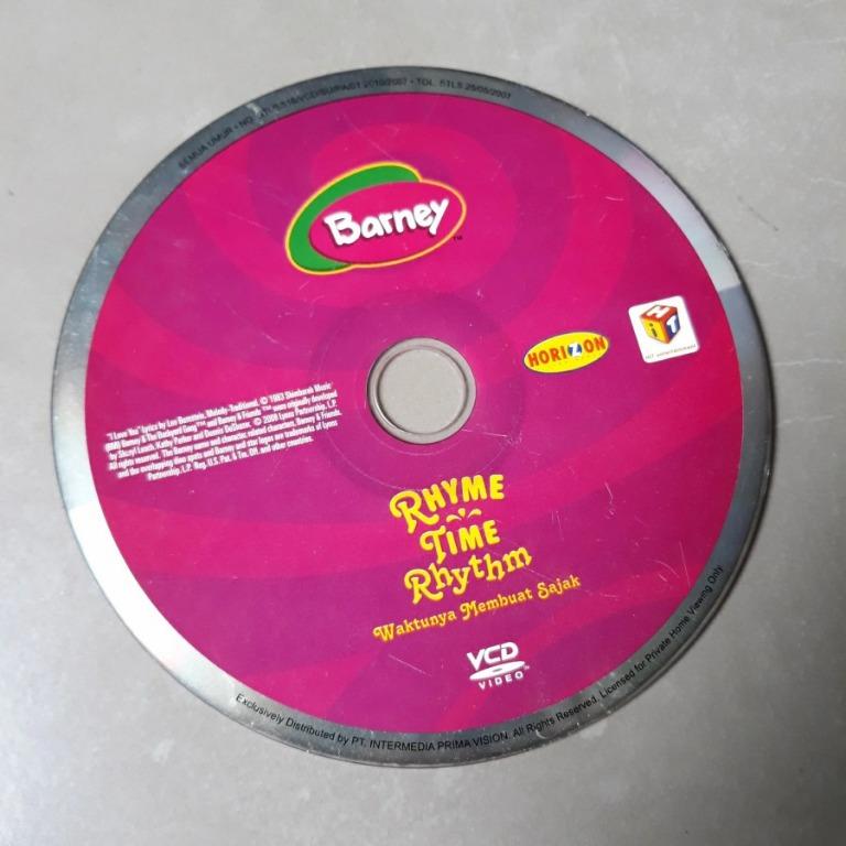 VCD Original Barney Edisi Sajak & Lagu Klasik - Rhyme Time Rhythm ...