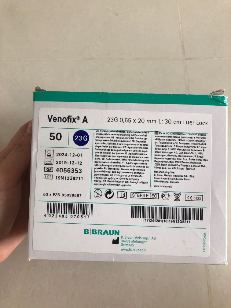 Venofix butterfly needles 23G, Pet Supplies, Homes & Other Pet ...