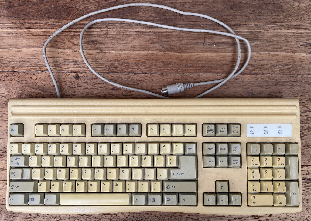 Vintage Mitsumi hybrid keyboard, Computers & Tech, Parts & Accessories ...