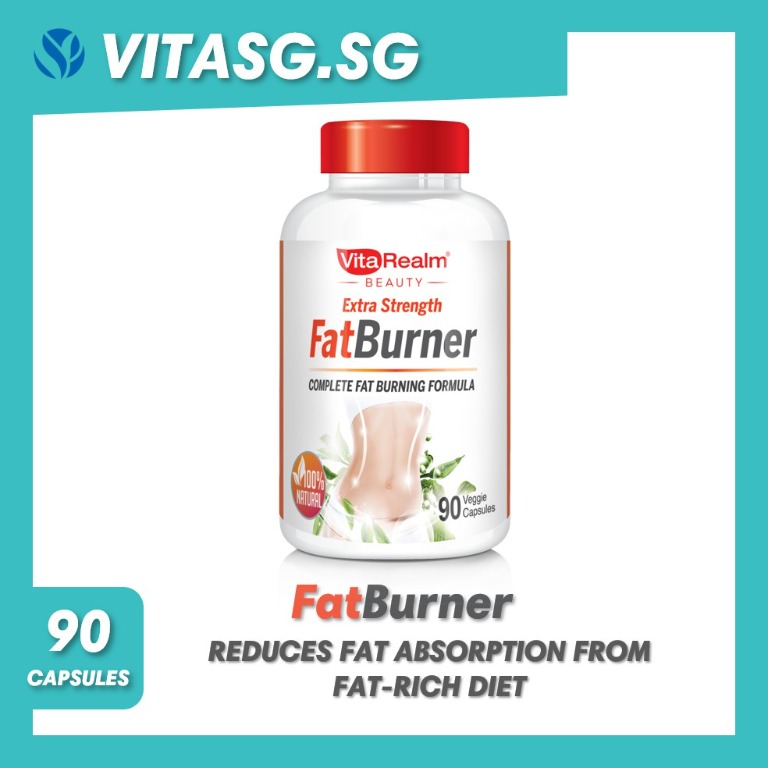 VitaRealm Extra Strength Fat Burner - Metabolism, Burn Excess Fats ...
