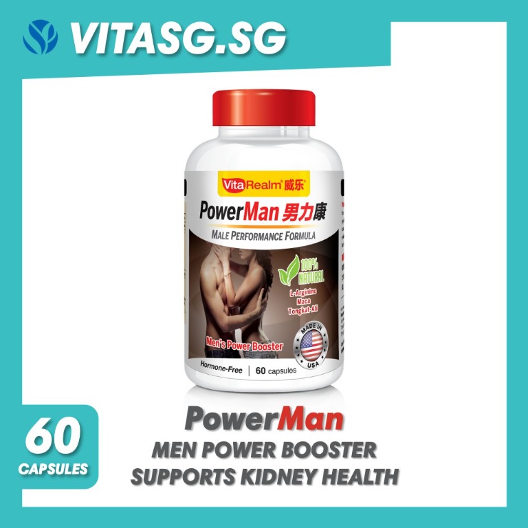 VitaRealm PowerMan - Men Power Booster, Kidney Health, Muscle Strength ...
