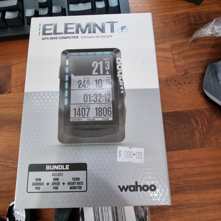 Wahoo Element GPS Computer, Sports Equipment, Bicycles & Parts, Parts ...