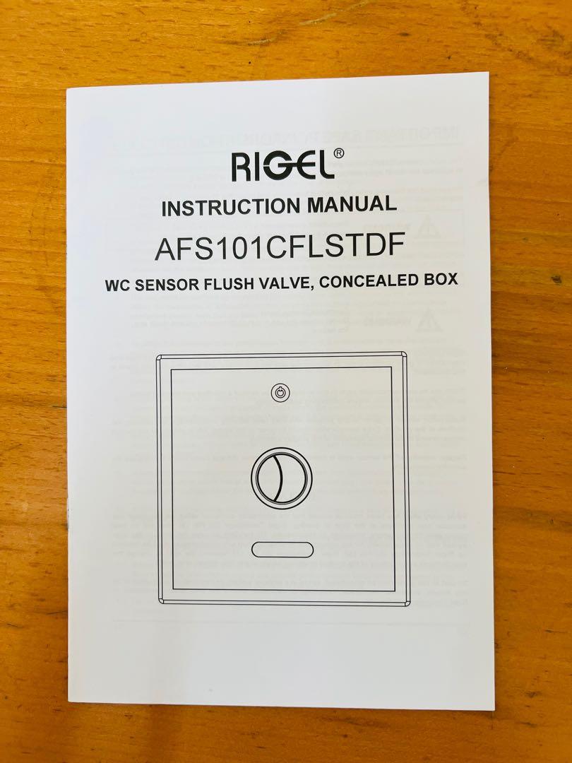 WC sensor flush valve concealed box, Furniture & Home Living, Bathroom ...