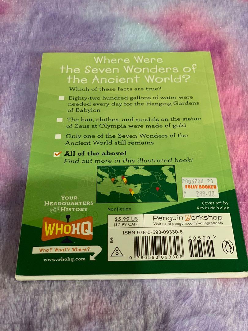 Where Were the Seven Wonders of the Ancient World by Yona Zeldis ...