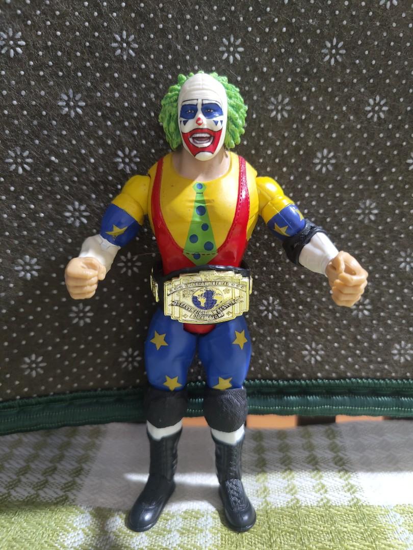 Wwf Doink the clown w/ tittle, Hobbies & Toys, Toys & Games on Carousell