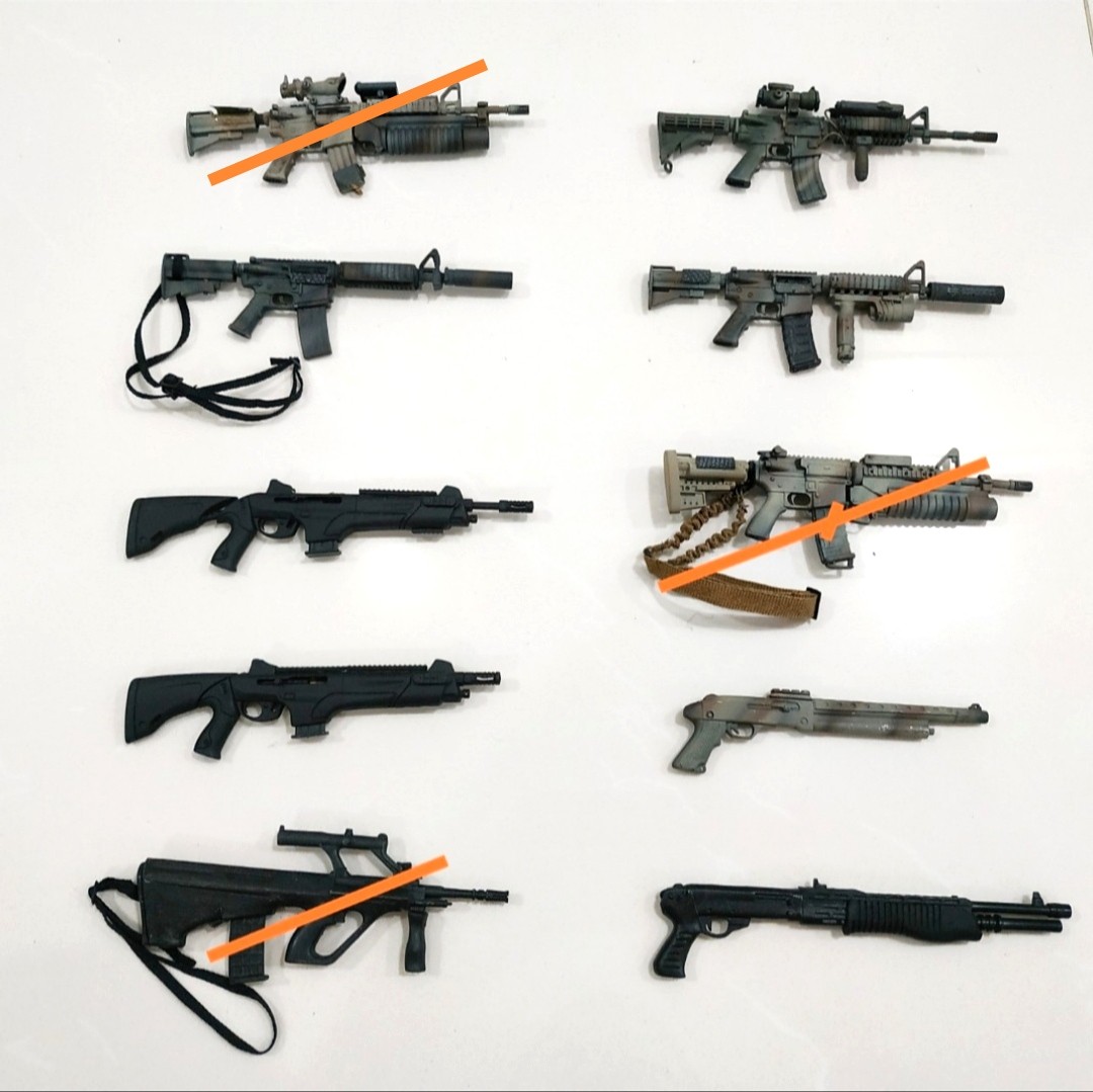 1/6 scale rifles for action figures, Hobbies & Toys, Toys & Games on ...