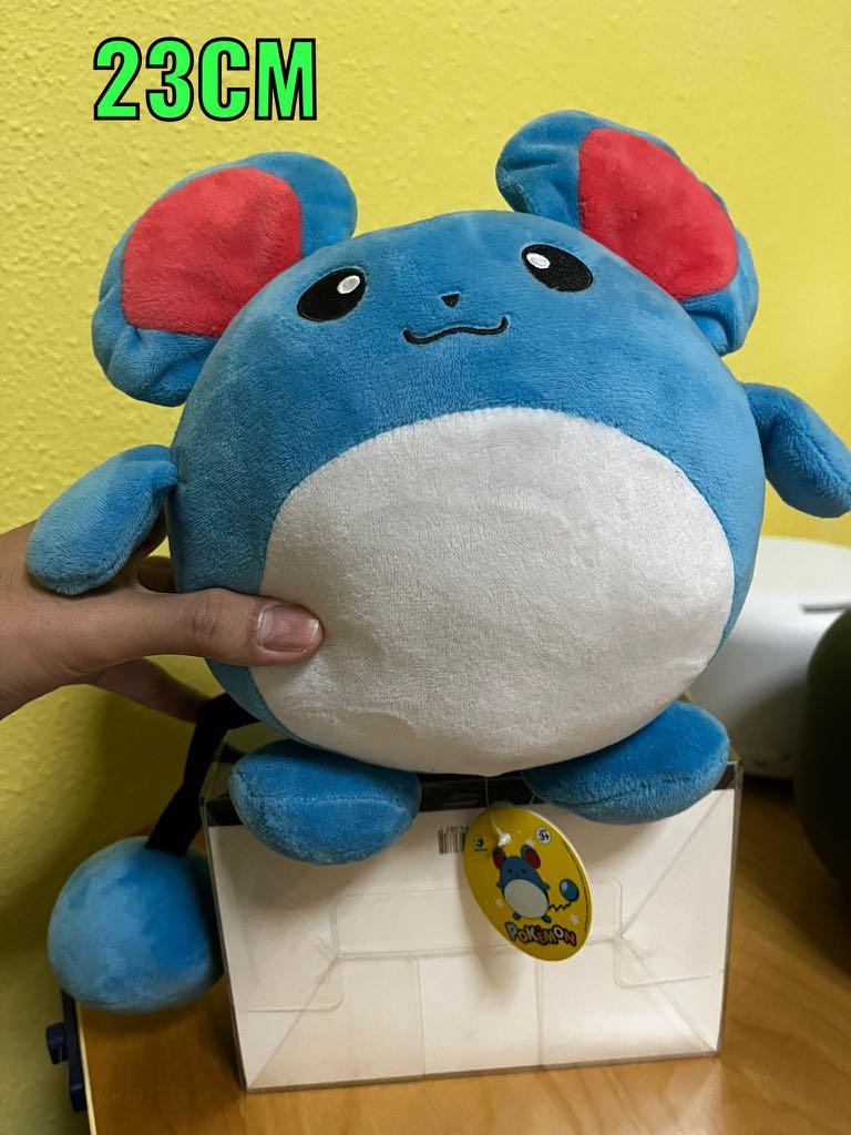 [23CM] Authentic Marill Plush, Hobbies & Toys, Toys & Games on Carousell