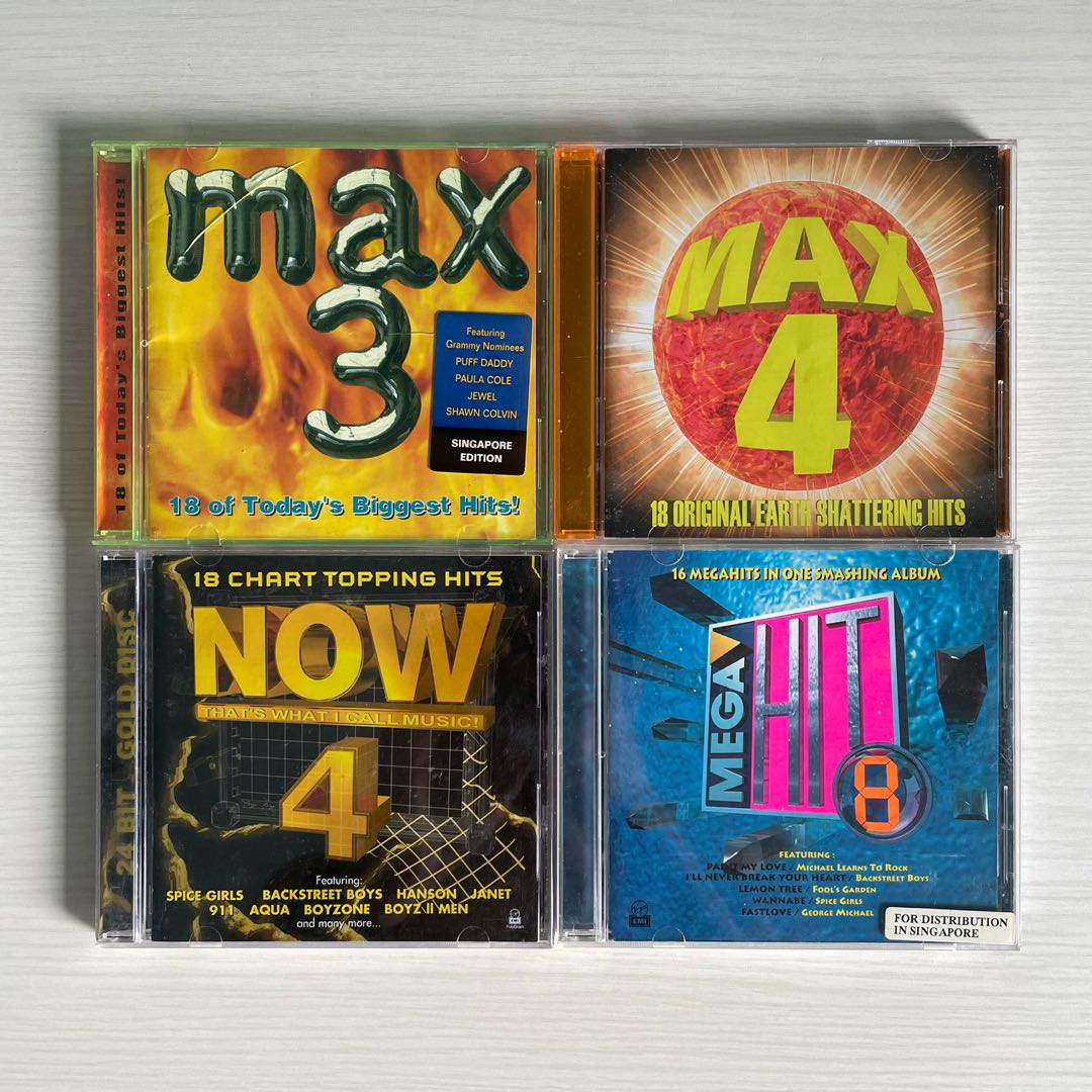 4 x CD compilations, Hobbies & Toys, Music & Media, CDs & DVDs on Carousell