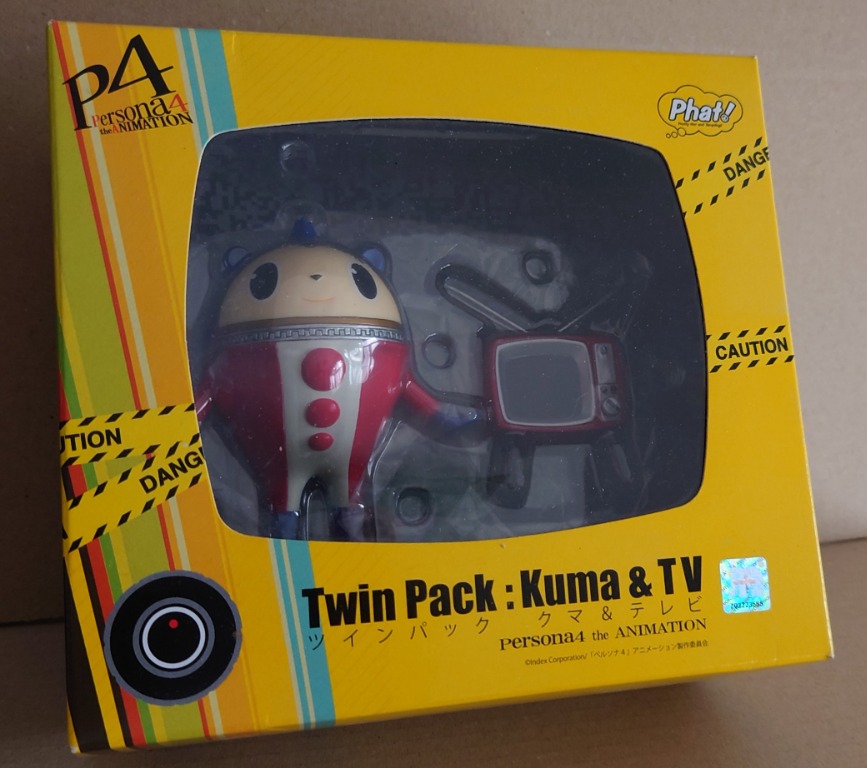 全新 Persona 4 P4 Kuma & TV Phat, 興趣及遊戲, 玩具 & 遊戲類 - Carousell