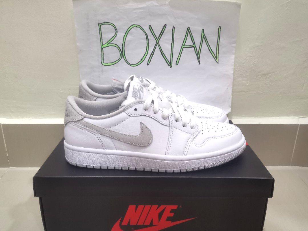 AJ1 Neutral Grey Low, Men's Fashion, Footwear, Sneakers on Carousell