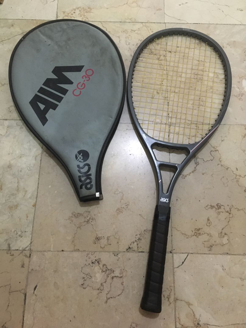 ASICS TENNIS RACKET, Sports Equipment, Sports & Games, Racket and Ball ...