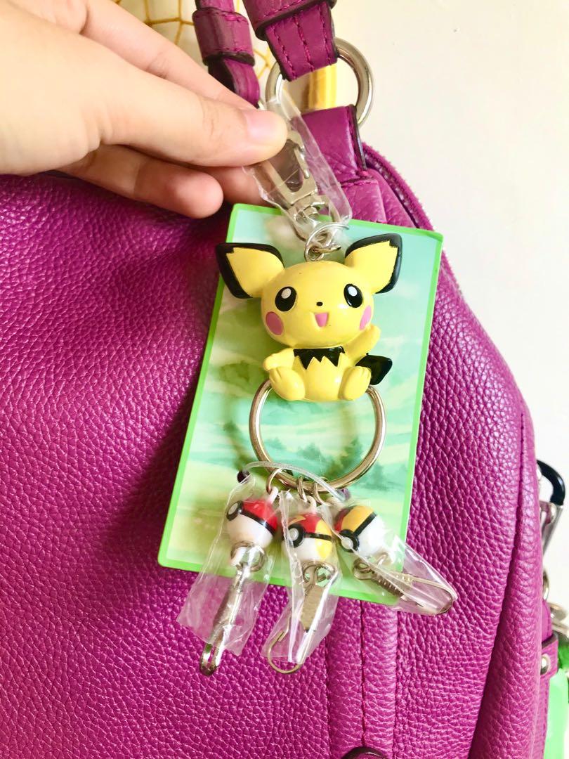Authentic Pokemon Pichu Multi Keyholder/Keychain, Hobbies & Toys ...