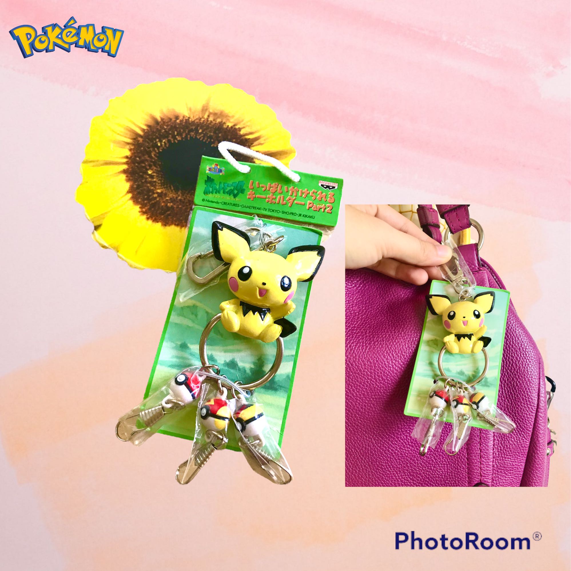 Authentic Pokemon Pichu Multi Keyholder/Keychain, Hobbies & Toys ...