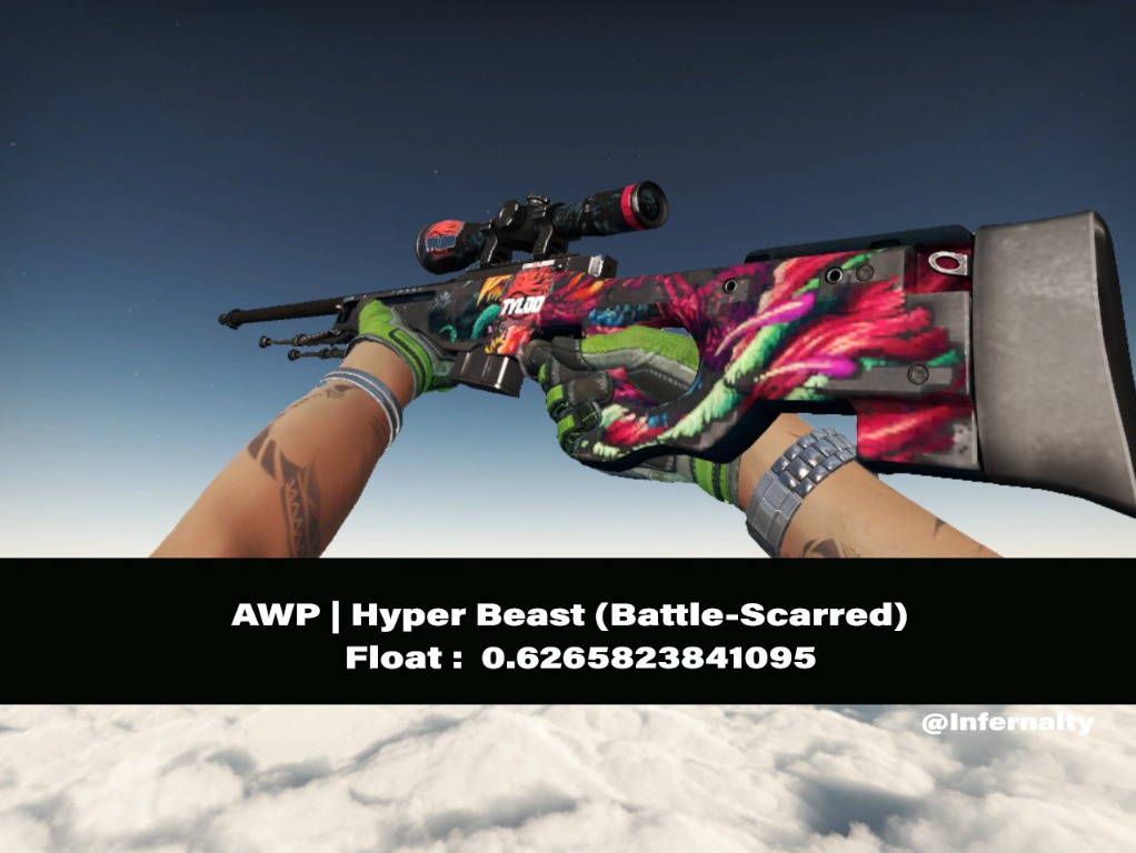 AWP Hyper Beast BS CSGO SKINS KNIVES, Video Gaming, Gaming Accessories ...