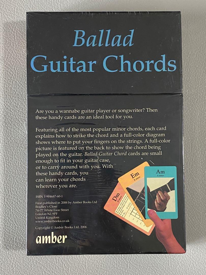 Ballad Guitar chords, Hobbies & Toys, Music & Media, Music Accessories ...