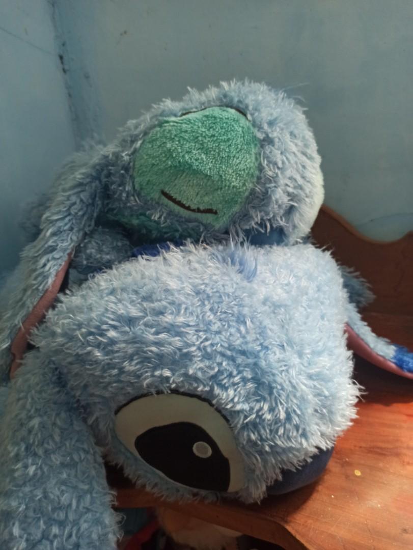 Big Sleeping Furry Stitch SET, Hobbies & Toys, Toys & Games on Carousell