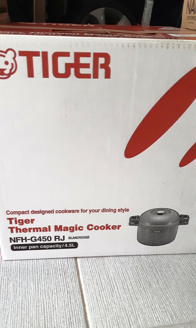 BNIB Tiger Thermal Magic Cooker 4.5L, TV & Home Appliances, Kitchen ...