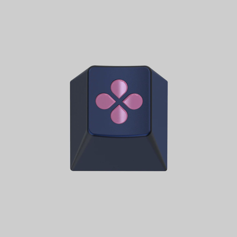 Brand New Rama Pink on Navy GMK Aluminium Keycap by Ramaworks SEALED ...