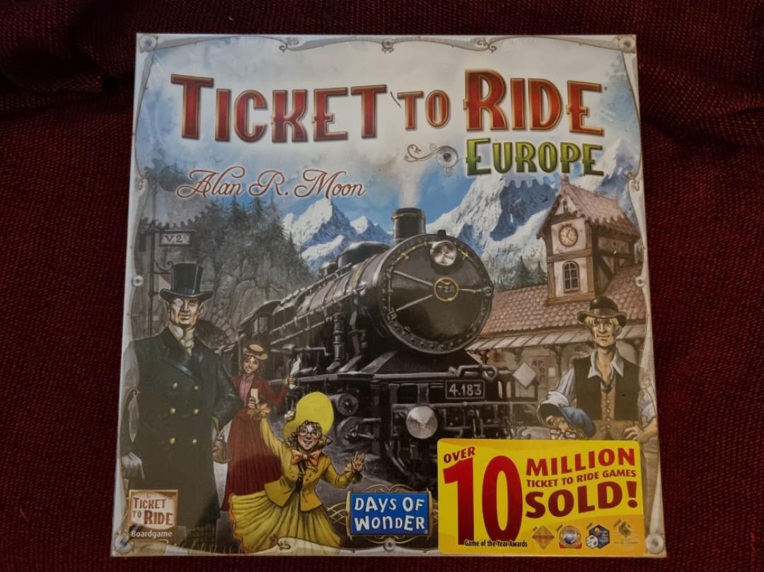 Brand new Ticket to Ride Europe, Hobbies & Toys, Toys & Games on Carousell