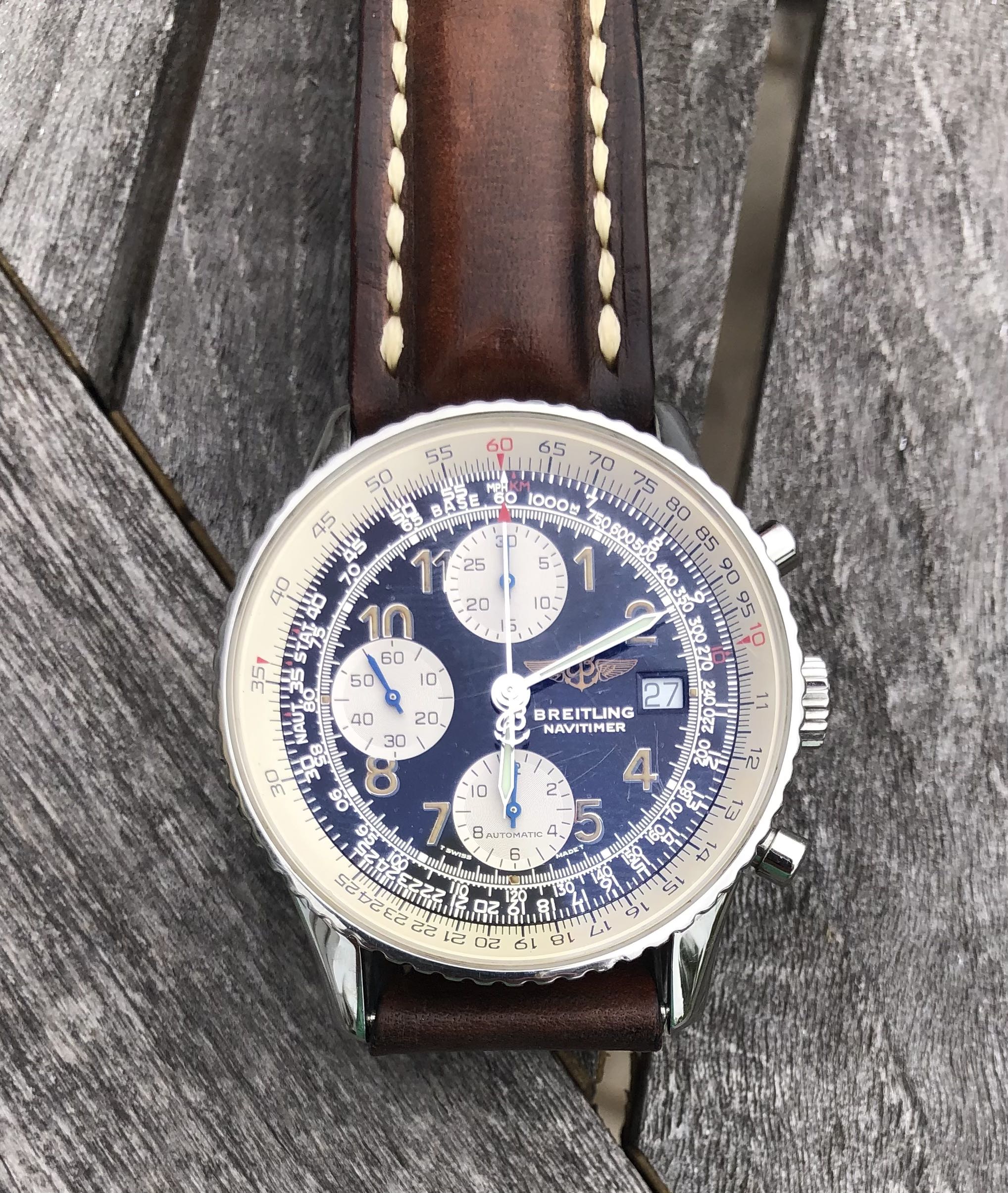 Breitling Old Navitimer 2 - model A13022.1, Luxury, Watches on Carousell