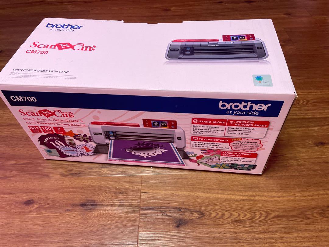 Brother cricut machine scan&cut CM700 scanNcut paper fabric vinyl ...