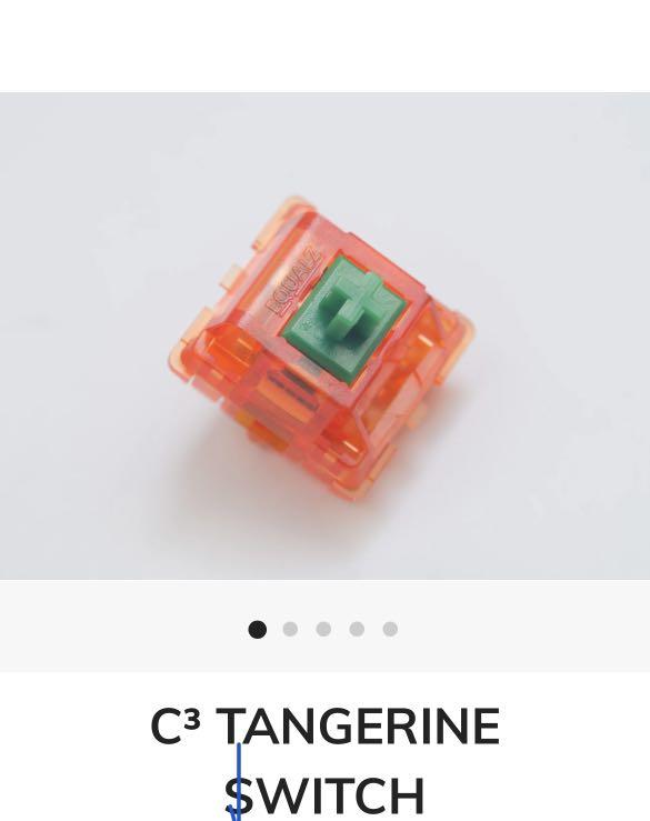 C3 Tangerine Switch 67gram Linear Switch, Sports Equipment, Bicycles ...