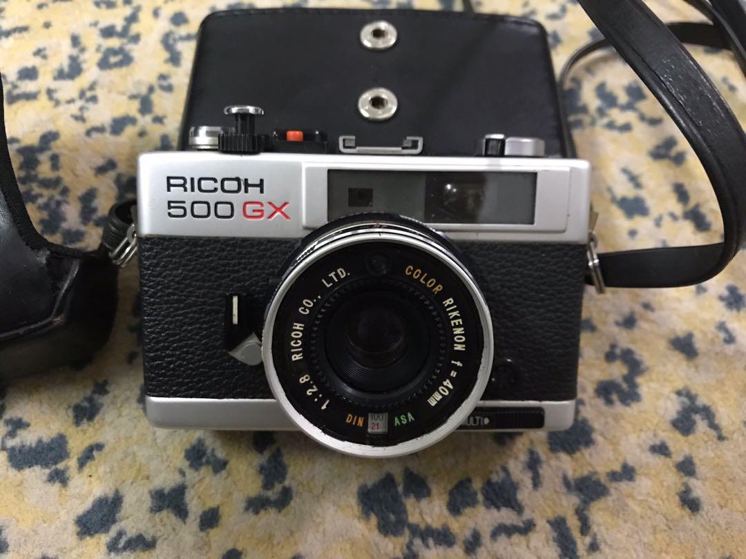 Camera vintage analog RICOH, Photography, Cameras on Carousell