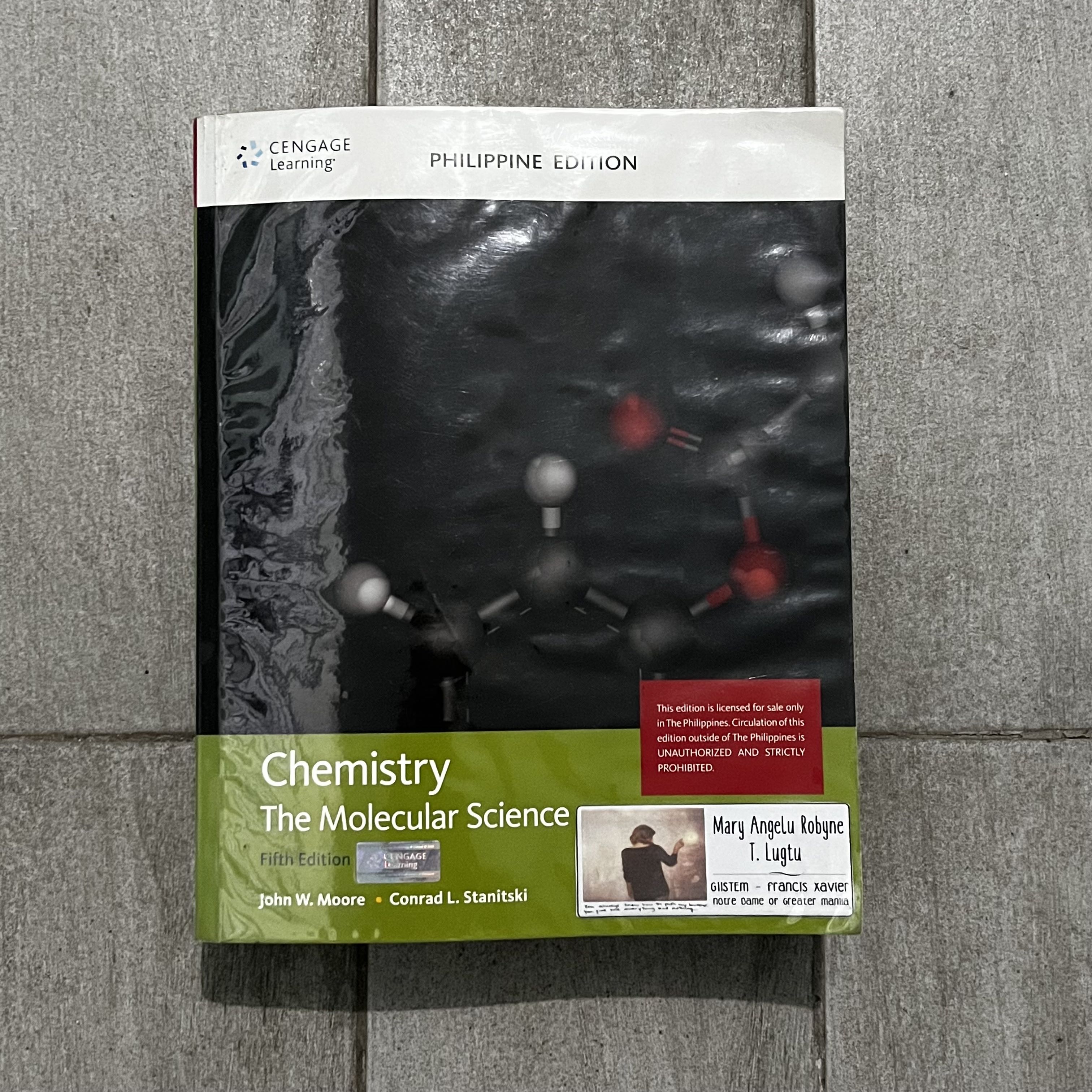 Chemistry: The Molecular Science Book by Cengage Learning - 5th Edition ...
