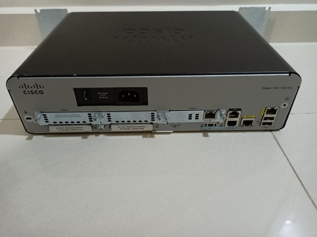 Cisco 1941 Integrated Services Router, Computers & Tech, Parts ...