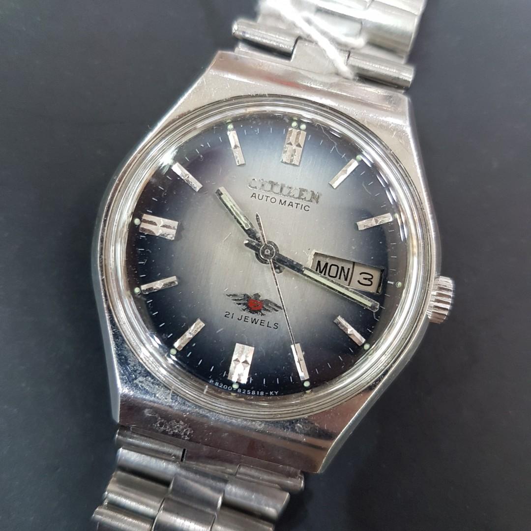Citizen Day Date Automatic Vintage Watch, Men's Fashion, Watches ...