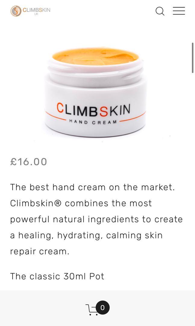 Climbskin Hand Cream, Beauty & Personal Care, Hands & Nails on Carousell